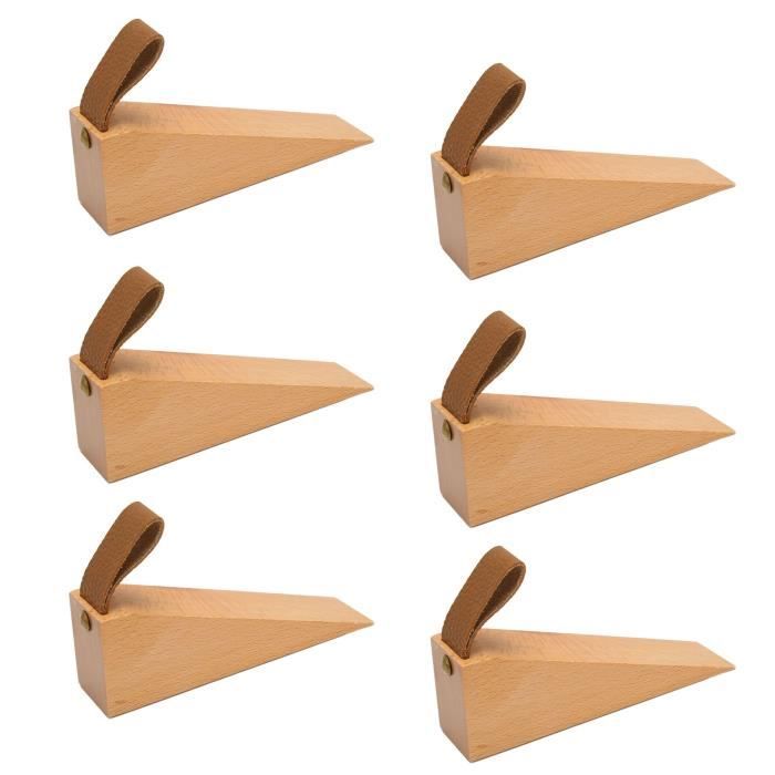 Butée de porte en bois GOTOTOP - 6 pièces - Rond - Mercerie Couture ...
