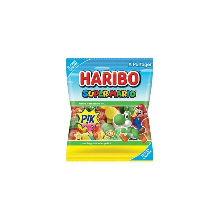 LOT DE 3 - HARIBO - Bonbons SuperMario Pik - sachet de 180 g ...