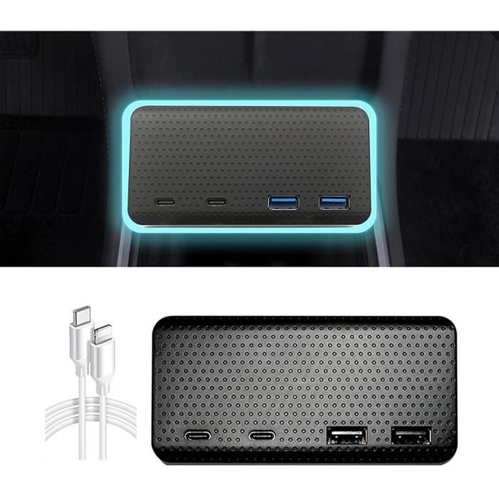 HUB Pour 2021 Tesla Model3 Tesla Model 3 Accessoires Splitter Station d ...
