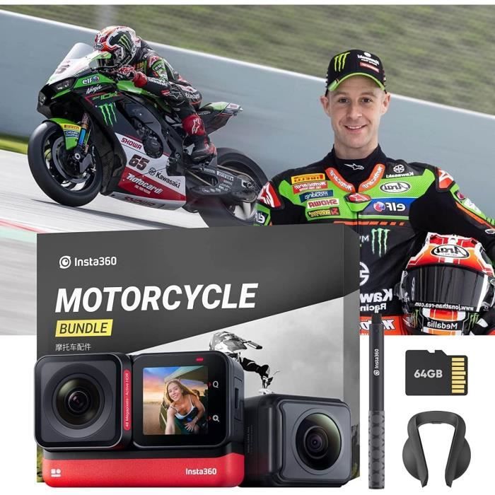 Insta360 ONE RS Twin Edition Kit de Moto - Caméra d'action étanche 4K ...