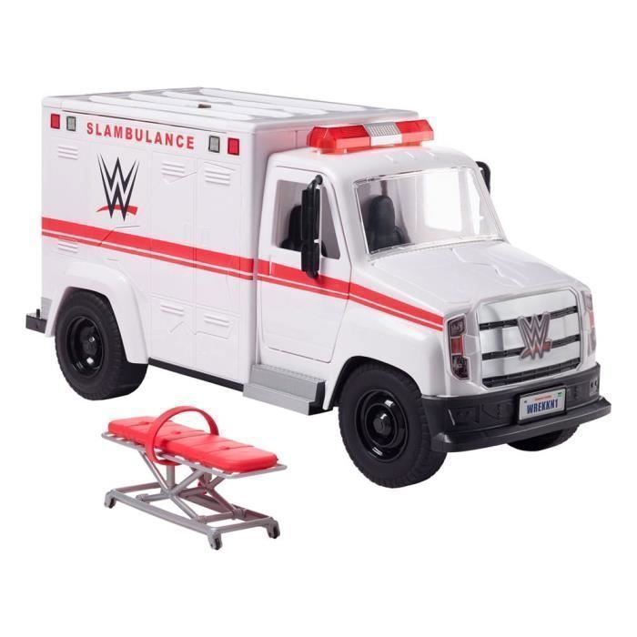 WWE WREKKIN' VÉHICULE SLAMBULANCE MATTEL GNK12 - Cdiscount Jeux - Jouets