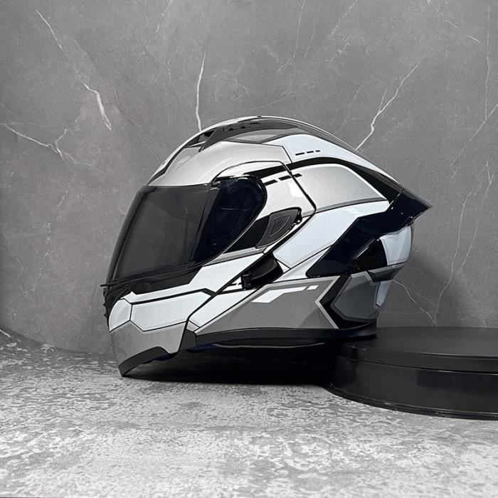 D'expériences de moto modulables à double visière,casque intégral ...