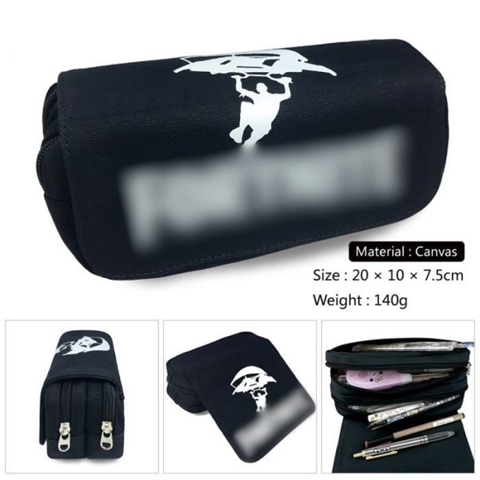 Fortnite Boîte à crayons portable avec dragonne Double Couche Grande ...