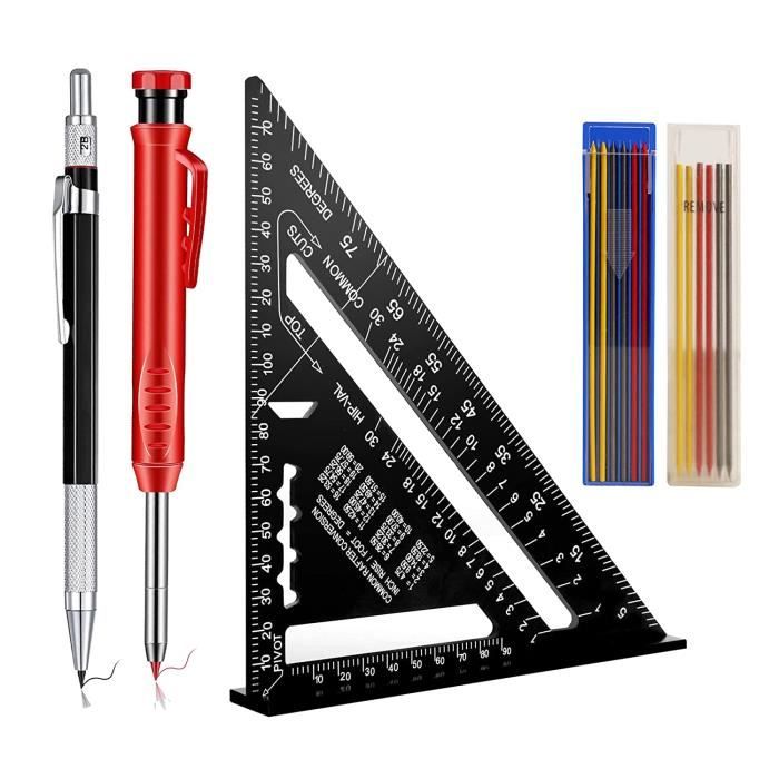 Equerre Menuisier Metal 17 CM Multifonction 45 90 Degres équerre ...