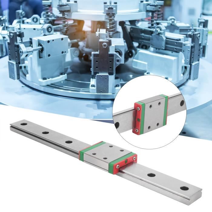 Guide Linéaire - VBESTLIFE - MGW9C-200-1R - Acier inoxydable - Haute ...