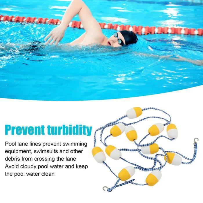 Ligne de voie flottante Float Lane Line 5M 7CM PVC Réutilisation ...