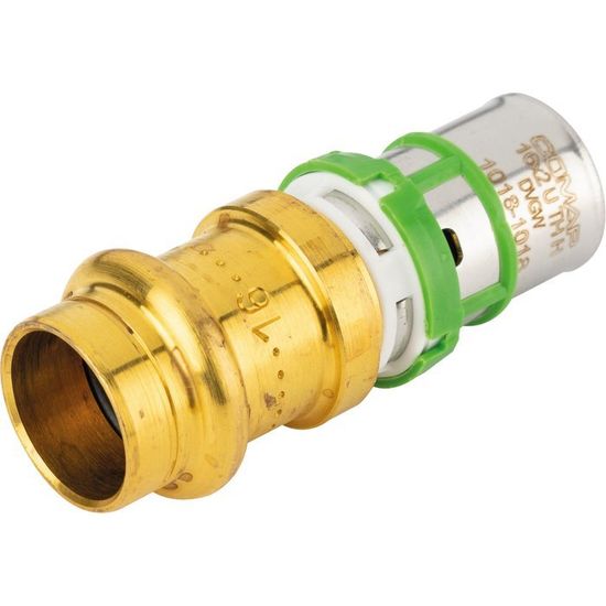Raccord passerelle droit cuivre multicouche à sertir - Diamètre multicouche 26 mm - Diamètre ...
