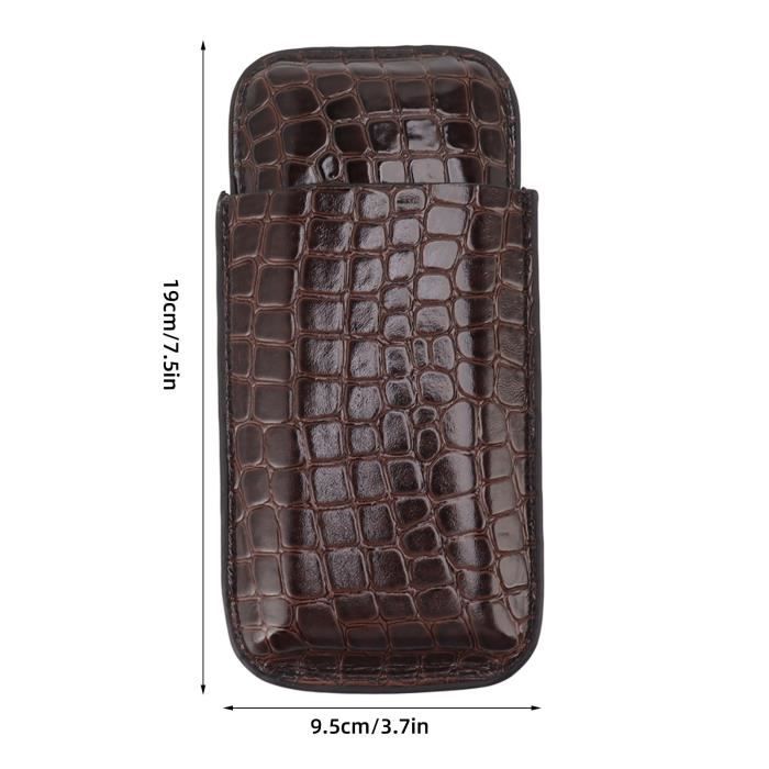 PAR - étui à cigares en cuir Porte-Cigares en Cuir, étui à Cigares de ...