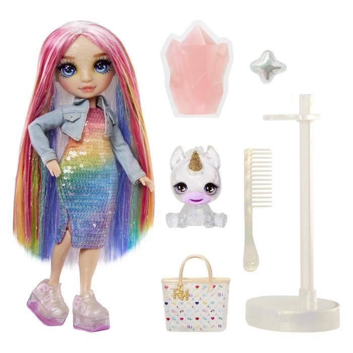Rainbow High Poupée Mannequin avec Kit de Slime et Animal de Compagnie - Amaya (Rainbow ...