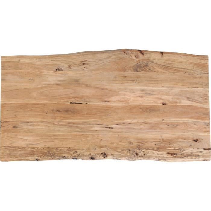 Table à manger - KARE - Harmony - Acacia laqué blanc - 180x90cm - 6 ...
