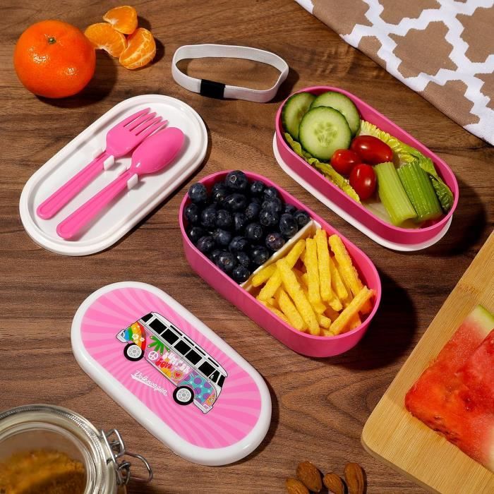 Bento Box Lunch Set - Volkswagen Vw T1 Camper Bus Summer Love[n4054 ...