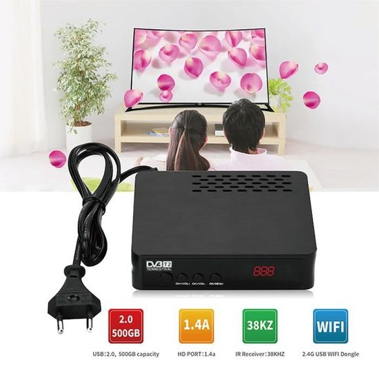 Décodeur de télévision numérique HD multilingue noire-PL - Cdiscount TV ...