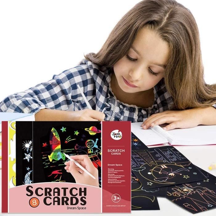 Dessin Gratter pour EnfantsCartes à Gratter Papier Gratter Scratch ...