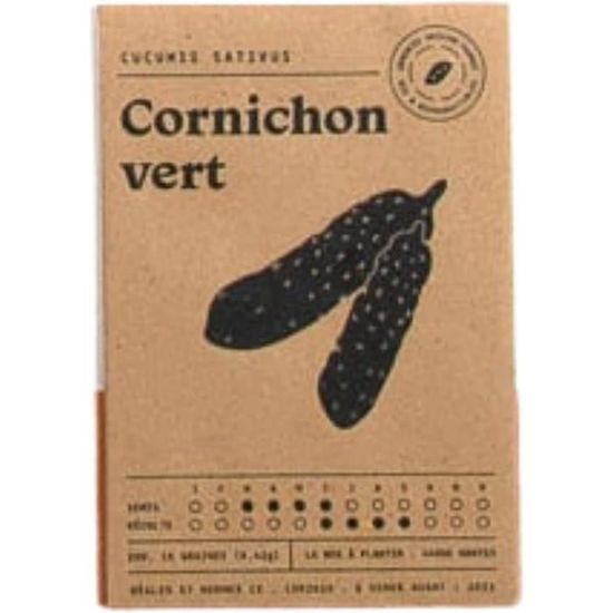 Lot De 2 Sachets De 30 Graines De Cornichon-Semences D'Origine France ...