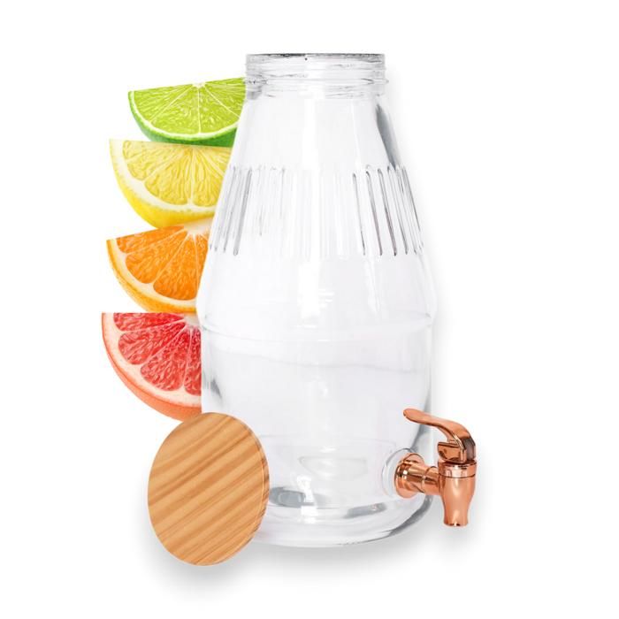 Distributeur Boisson avec Robinet 3,8 L - Fontaine à Eau et Cocktail ...