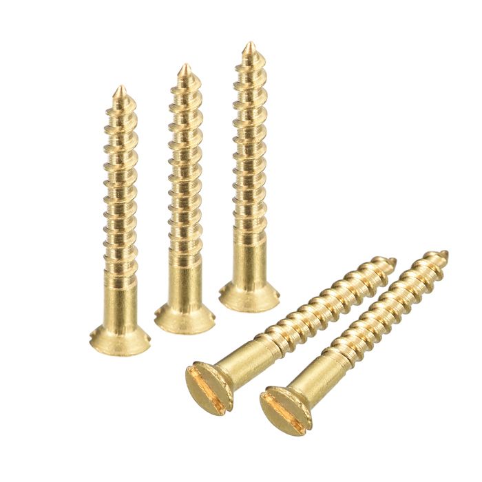 Vis SOURCING MAP Vis bois Laiton 40Pcs M2 x 16mm Vis Autotaraudeuse ...
