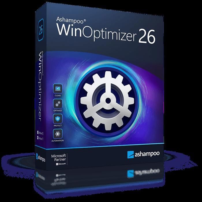 Logiciel Utilitaire - Ashampoo - WinOptimizer 26 - Licence à vie - 1 PC ...