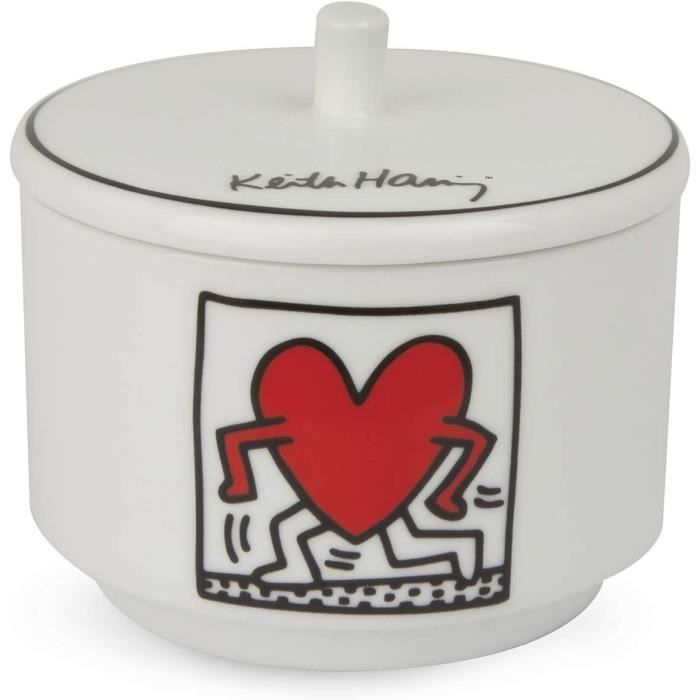 Keith Haring Sucrier avec couvercle[113] - Cdiscount Maison