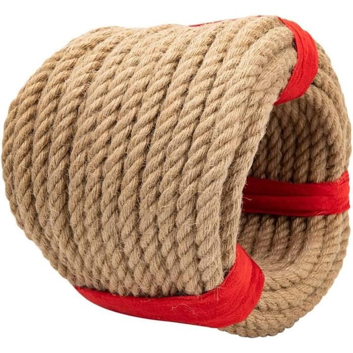 10Mm Corde De Jute 164 Pieds Ficelle De Jute Solide Et Résistante Pour ...