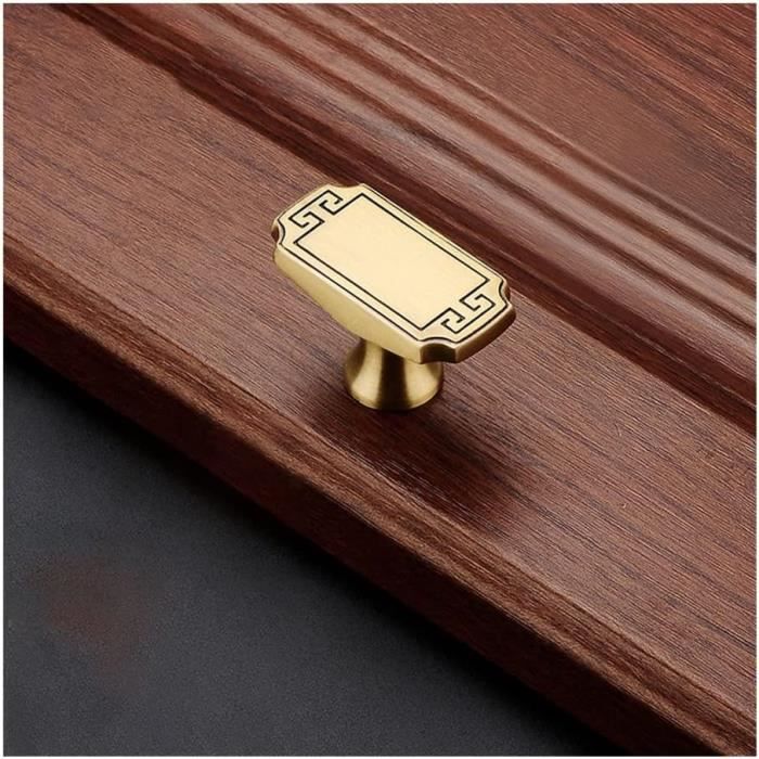 Poignee De Meuble Cabinet En Laiton Poignées Tiroirs Solides Poignées ...