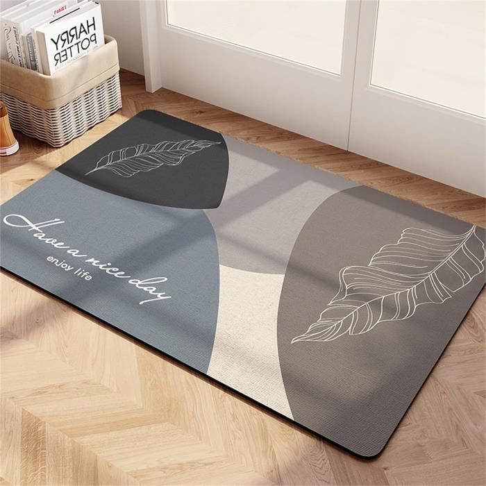 Carré Diatom Mud Tapis De Salle De Bain Douche Entrée Tapis Tapis De ...