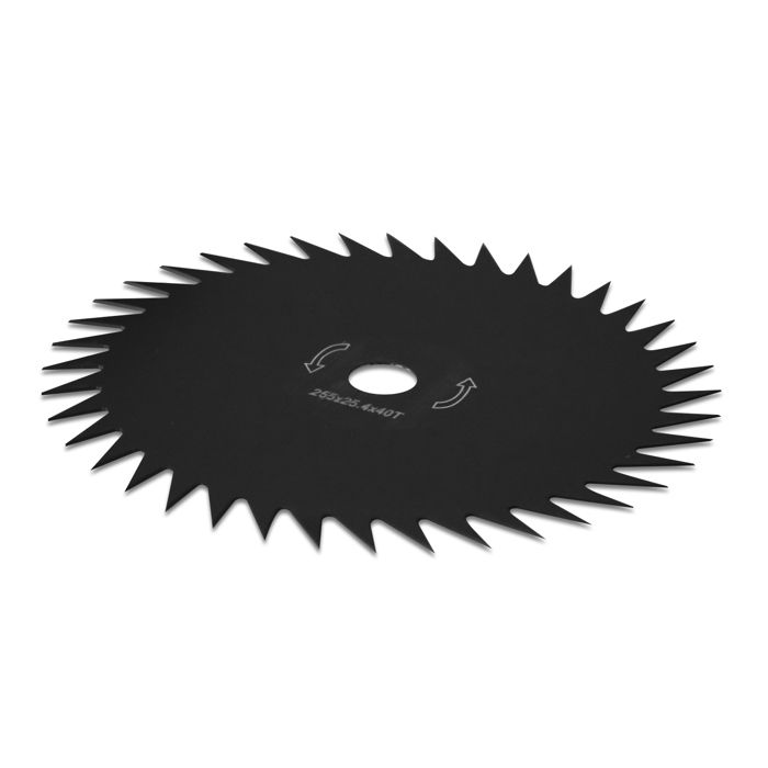 Lame 40 dents pour débroussailleuse - Elem Garden - Diamètre 255mm - Alésage 25.4mm - Epaisseur ...