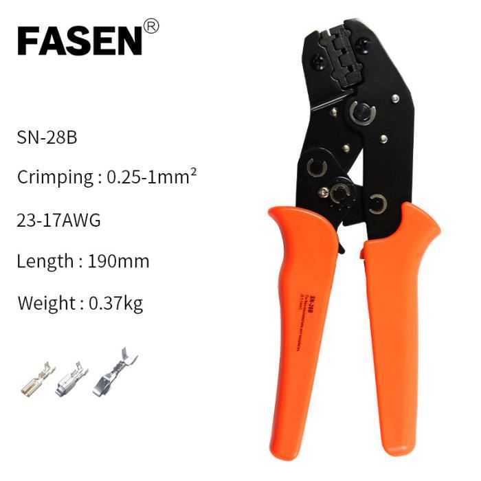 SN-28B - SN 28B dupont trousse à outils de sertissage jst xh pince à sertir terminal ferrule ...