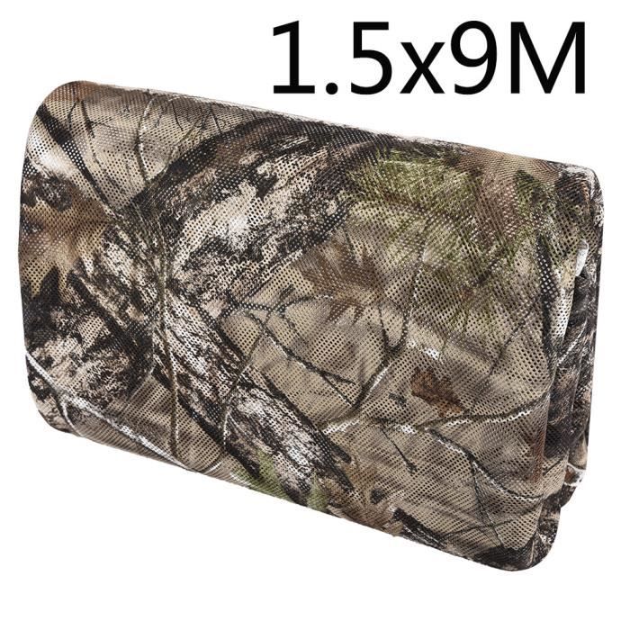 Voile d'ombrage - Filet de Camouflage - 300d - 1.5m x 9m - Vert ...