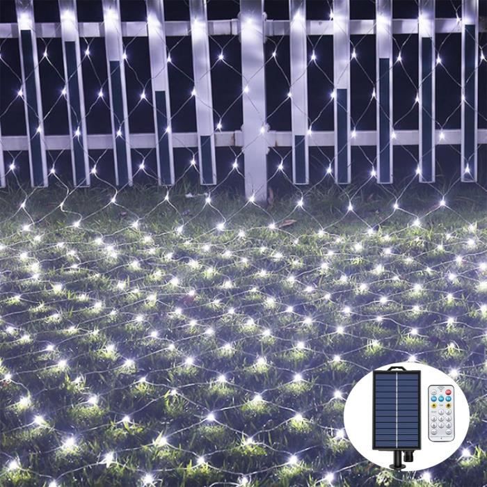 Filet Lumineux Solaire Extérieur, Led Guirlande Lumineuse De Filet ...