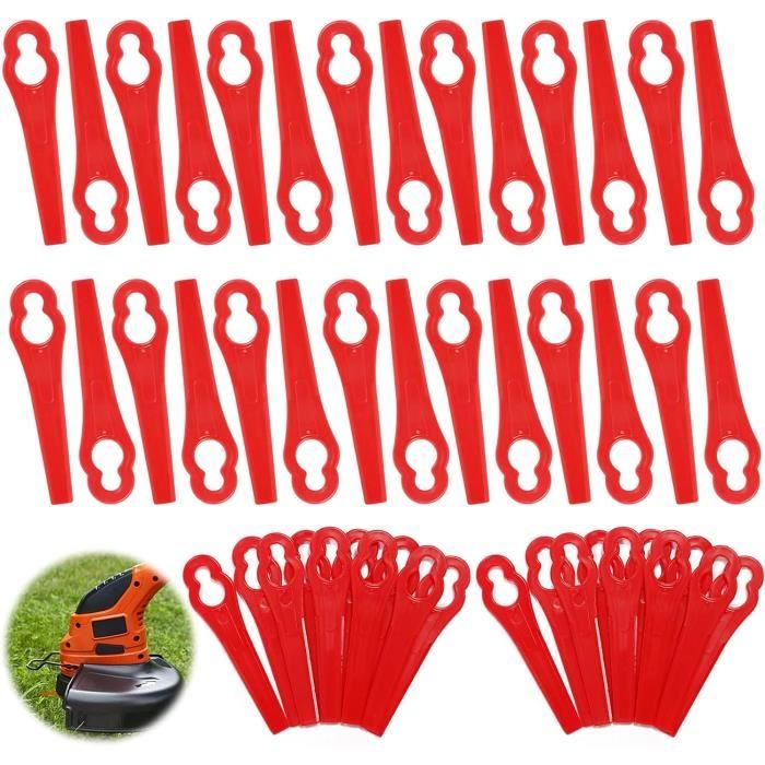 120Pcs Coupe-Bordure En Plastique,Lames De Coupe En Plastique,Lames De Rechange Pour Coupe ...
