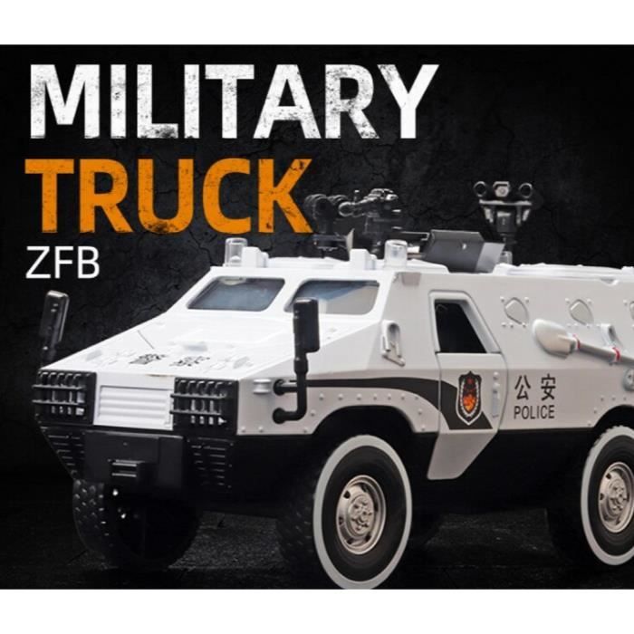 1:24 ZFB camion militaire blindé en alliage modèle de voiture Diecasts et véhicules jouets ...
