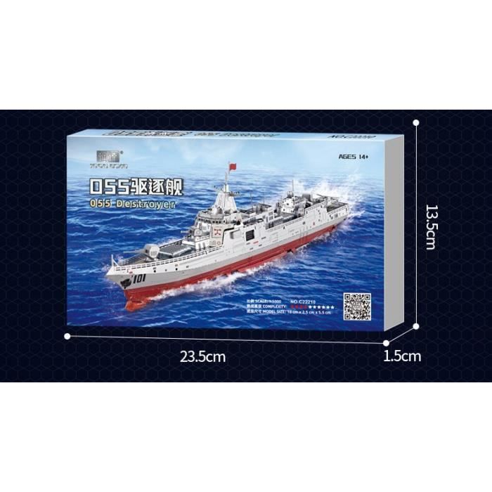 Iron Star 055 Destroyer 3D Métal Puzzle DIY Assembler Modèle Kits de ...