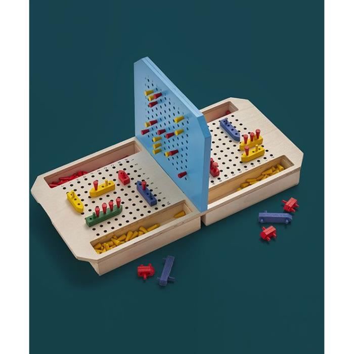 Jeu de société - DAMART - Bataille Navale - Bois compressé - 2 joueurs ...