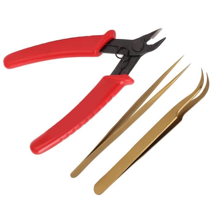 Pince électrique Kit de réparation électronique 3 pièces pince à épiler ...