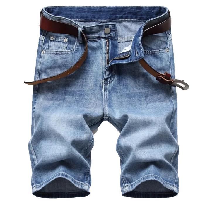 Short Homme jean de Vintage Shorts Homme avec Droit Vêtement Masculin ...