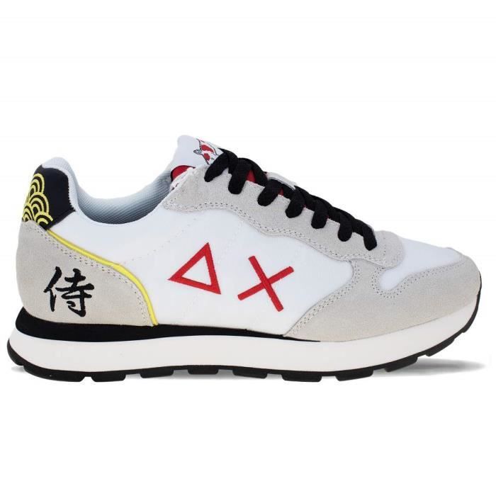 Sun68 Tom World Tour Chaussures pour Homme CPZ33105-01 Blanc Blanc ...