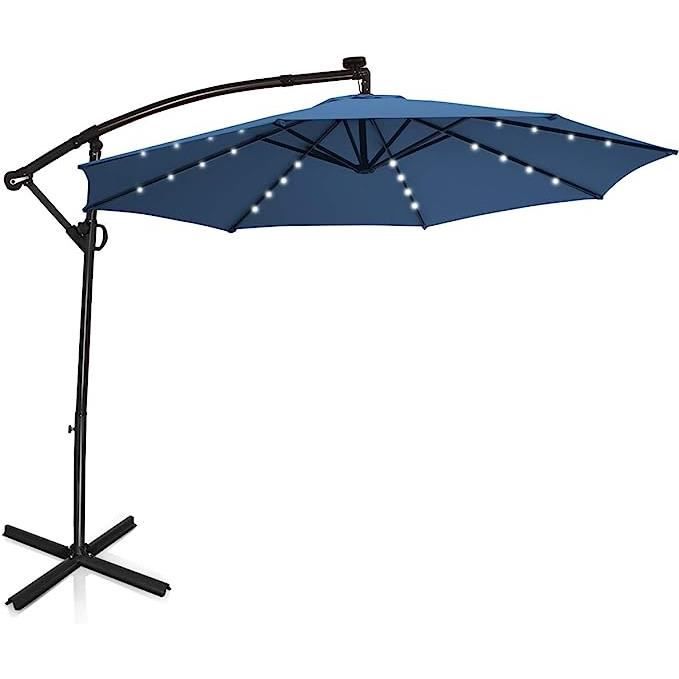 RELAX4LIFE Parasol de Jardin 300 CM | Pivotant à 360°| Parasol Anti-UV ...