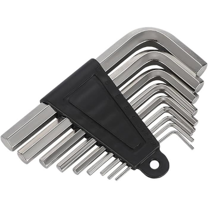 Jeu De Clés Allen 9 Pièces Jeu De Clés Coudées Jeu De Clés Héxagonales ...