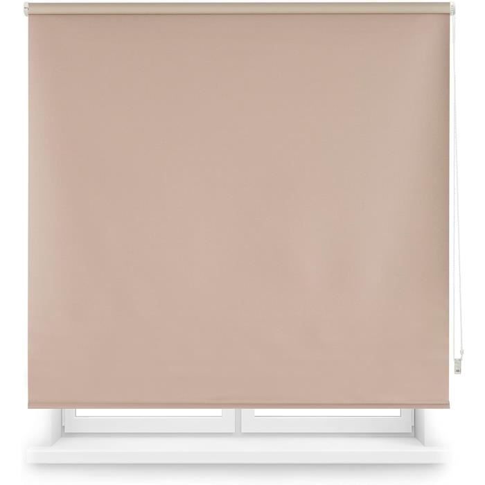 Draco Store Enrouleur Opaque-Marron Clair, 100 X 175 Cm (Largeur X ...