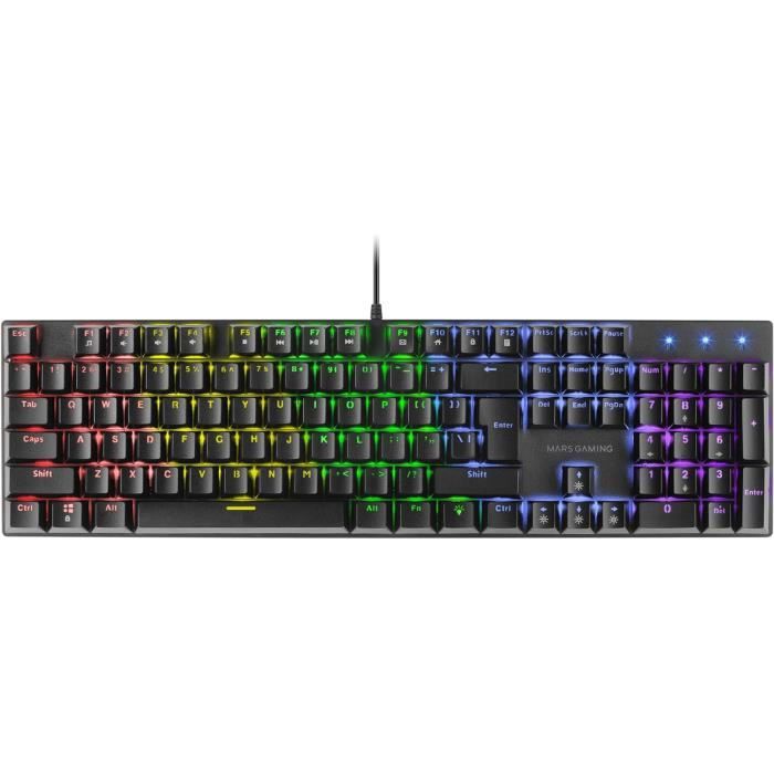 Mk422 Noir, Clavier Mécanique Gaming Rgb, Antighosting, Switch ...