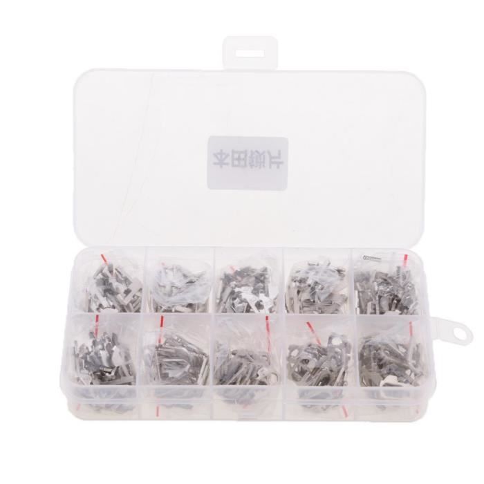 380 x Voiture Serrure Reed Clé Cylindre Joint Plat Réparation Kit ...