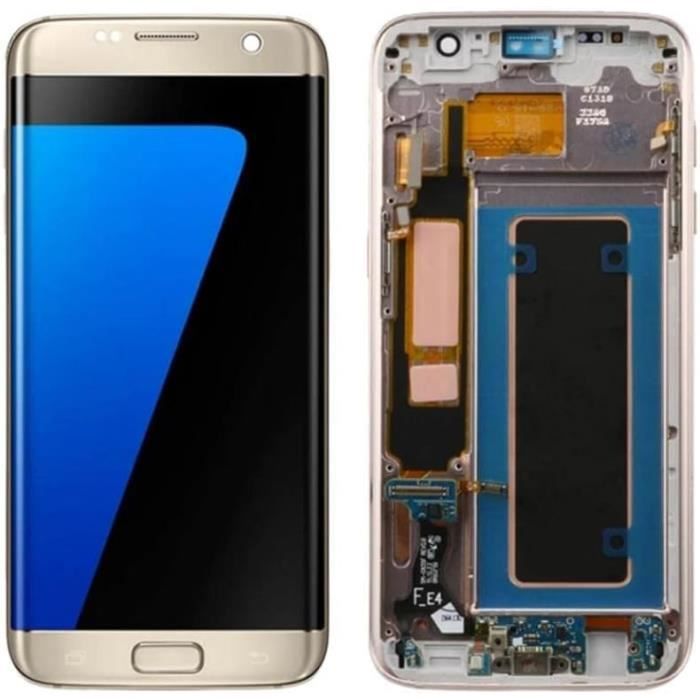 Showgood Écran LCD avec cadre pour S7 Edge 5,5" Noir Sans cadre A582 ...