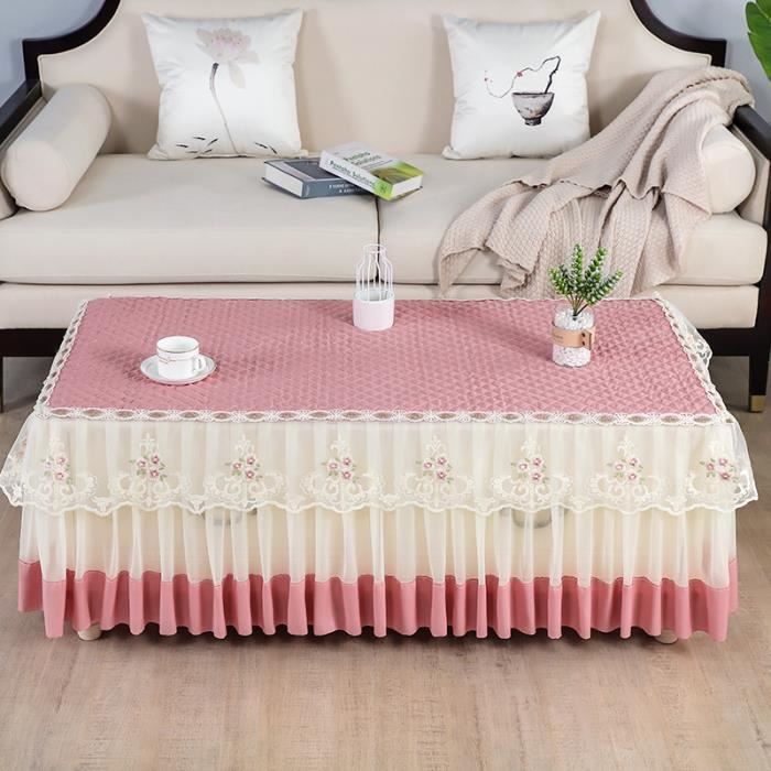 NAPPE DE TABLE ,E-60 W x 120 L x 40 H--Nappe de Table en dentelle ...