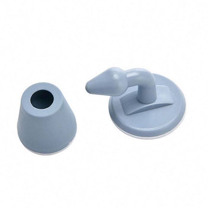 CALE-PORTE,Grey 1--Butoir de porte mural en Silicone, silencieux, sans ...