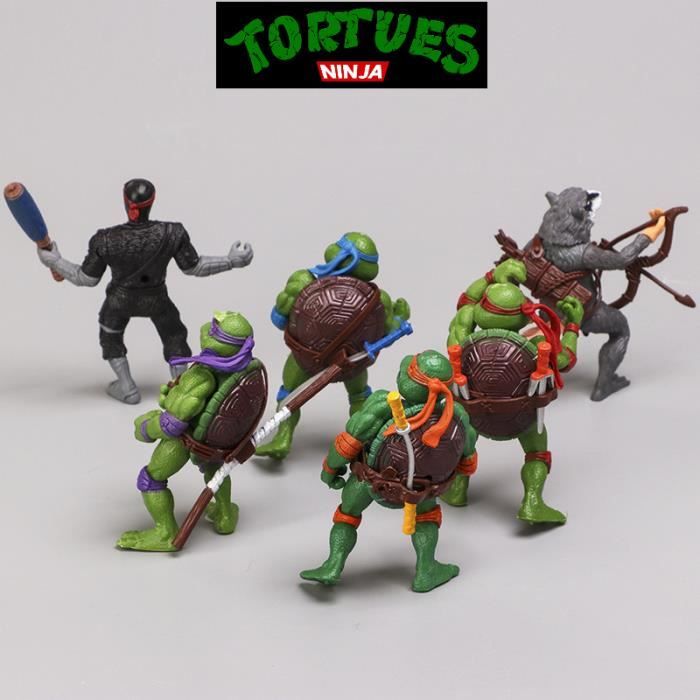 Figurine - SEBTHOM - Tortues Ninja - Lot de 6 - 13 CM - Envoi rapide avec suivi - Cdiscount Jeux ...