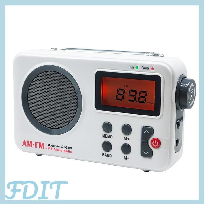 GOTOTOP Radio portable Radio AM/FM portable avec écran LCD, radio ...