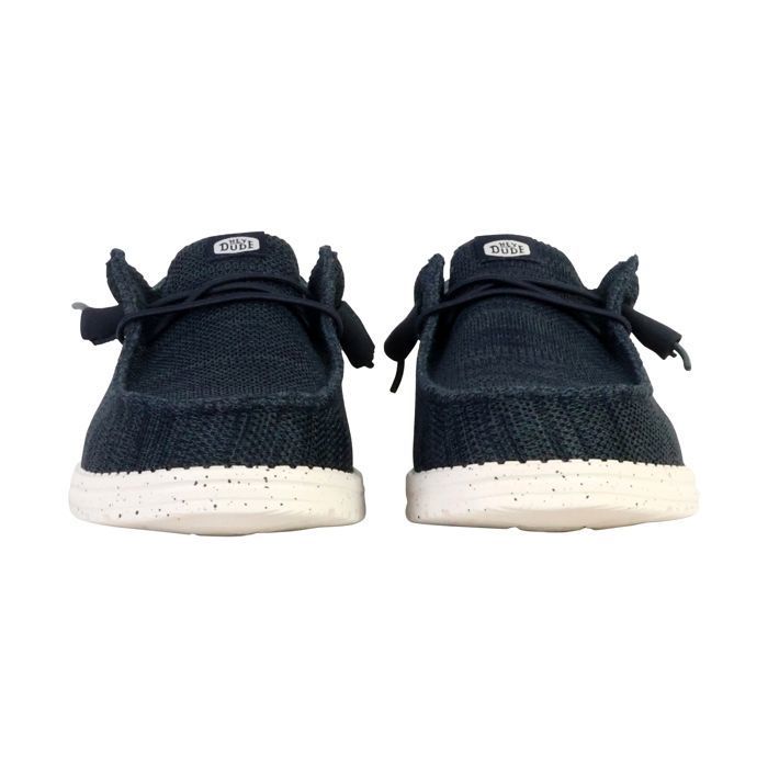 Mocassin à Lacets Hey Dude Wally Stretch Sox - Marine Marine ...