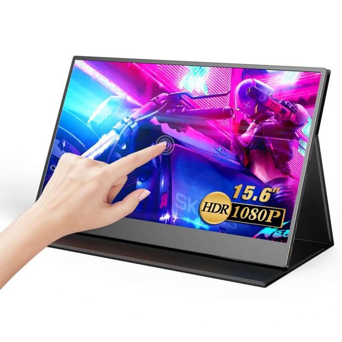 Ecran Portable 15 Pouces Tactile FHD 1080P GAMING USB C HDMI CDISPLAY ...