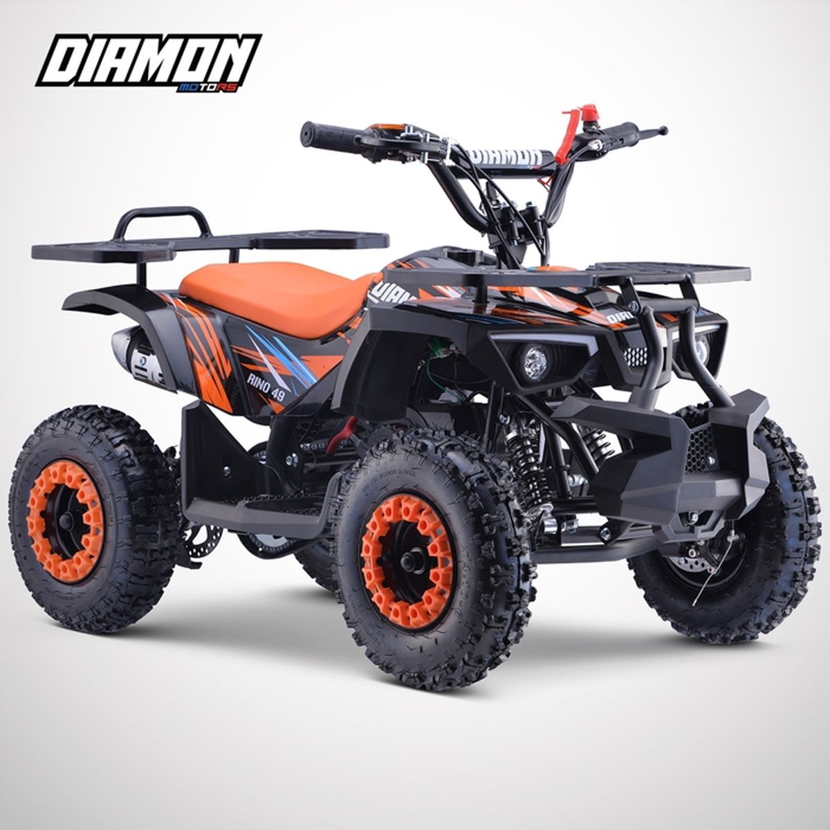 Pocket Quad BISON 49 / Mini Quad Enfant 50cc / Orange - Cdiscount Auto