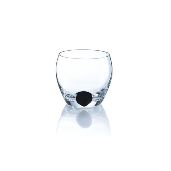 4 verres bas festifs 31cL - Drip Noir - Luminarc - Cdiscount Maison